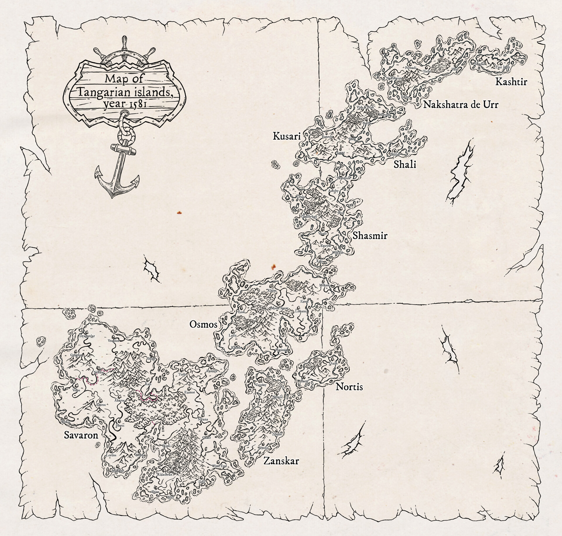 ArtStation - Tangarian islands