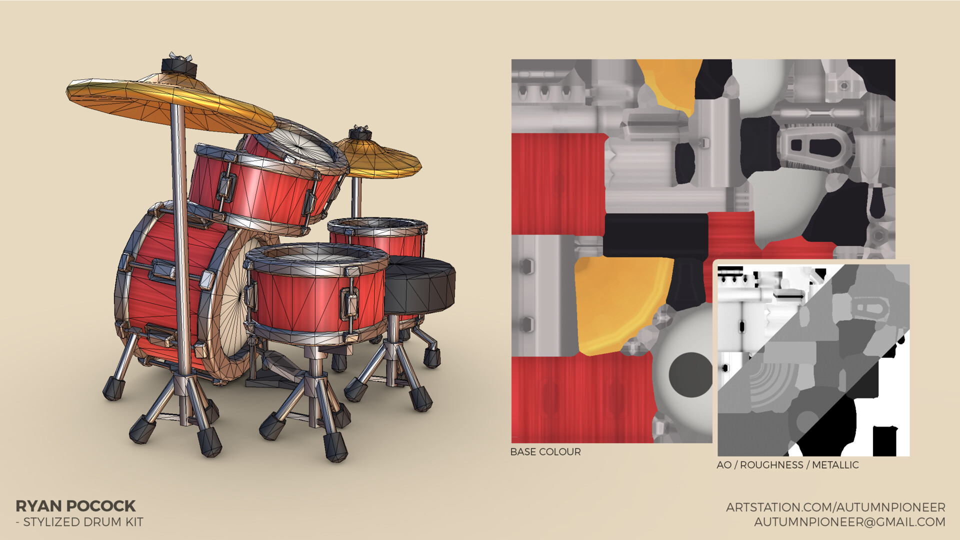 Ryan Winters - Stylized Musical Instruments
