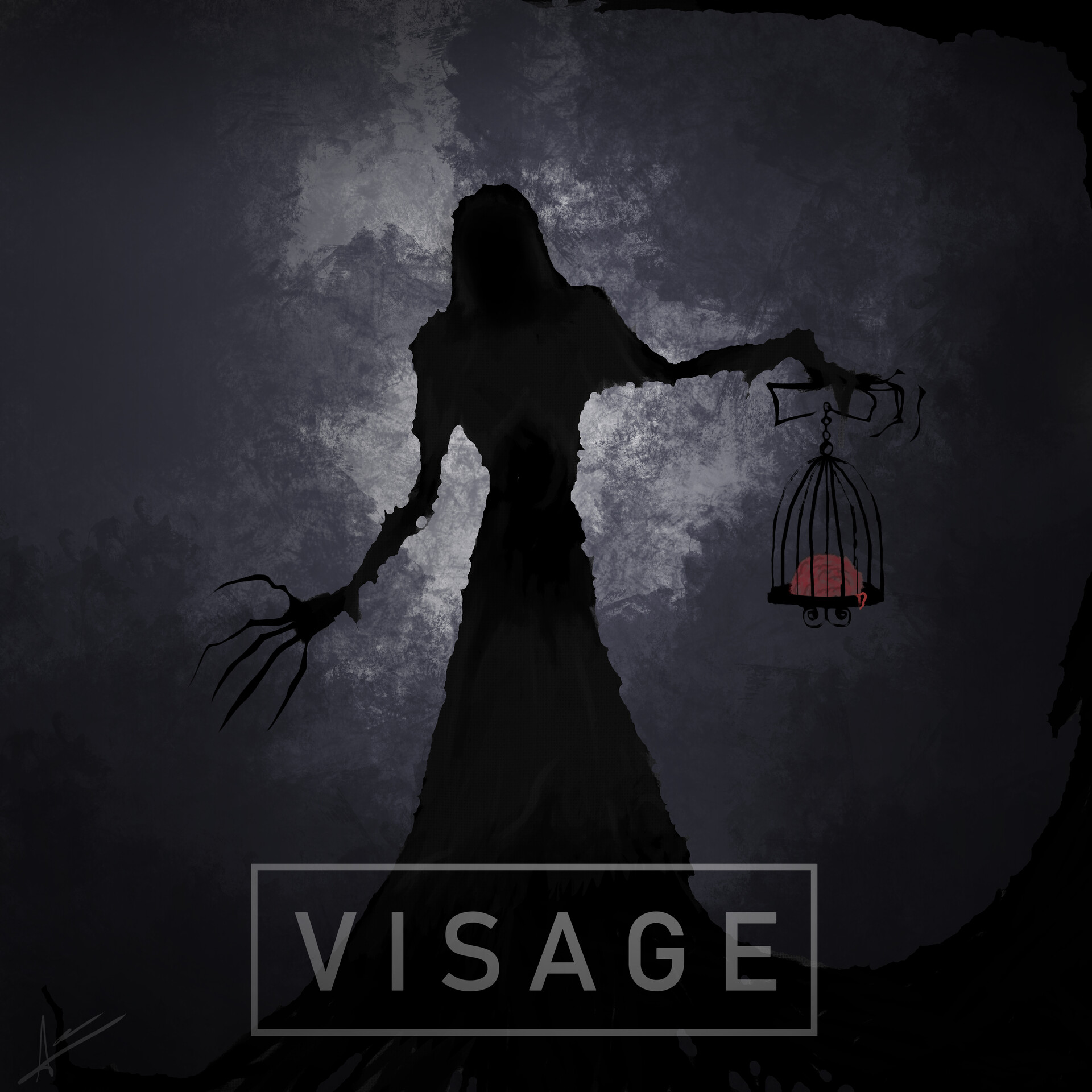 ArtStation - Visage Fan art (indie game)