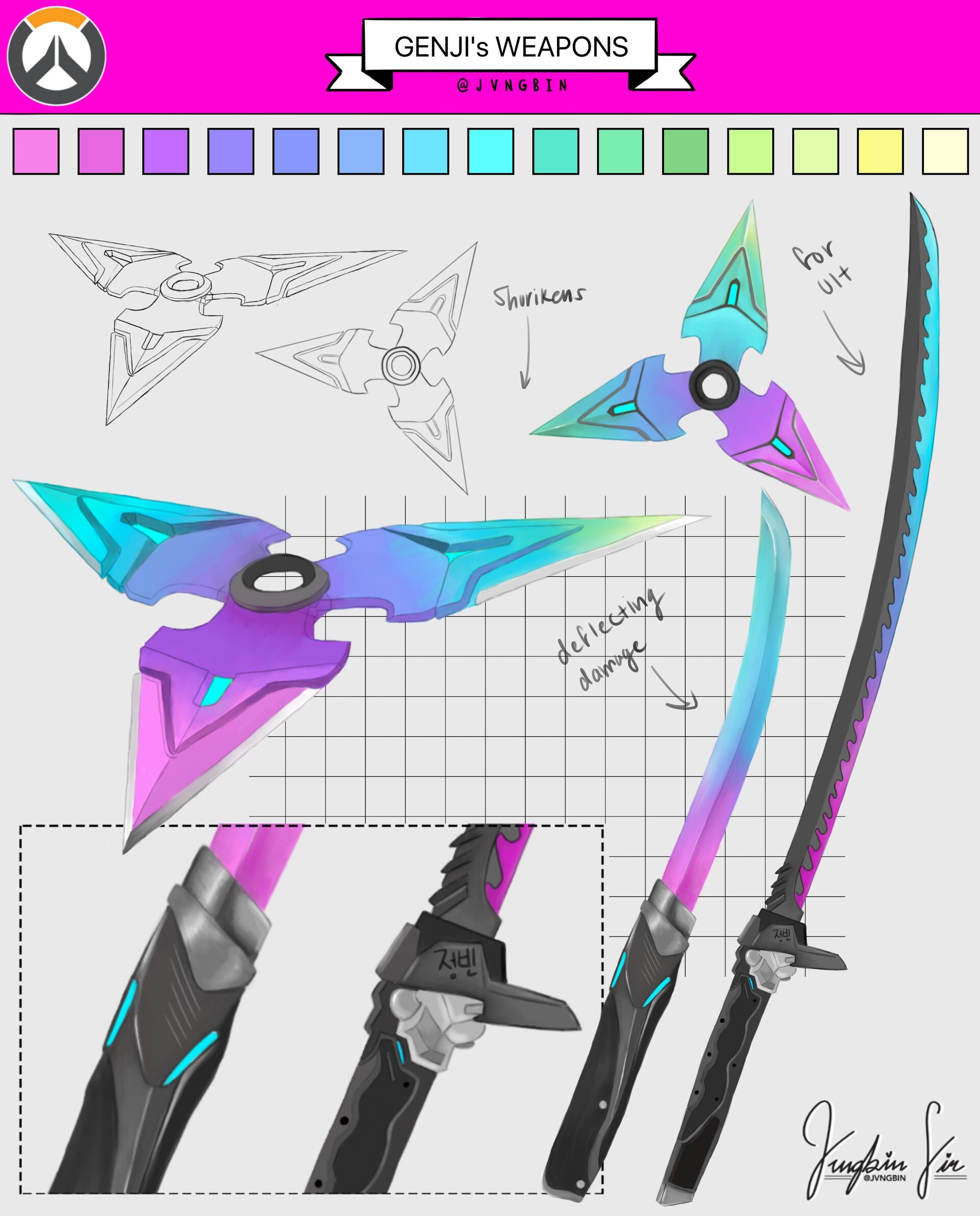 ArtStation - Concept Fan Art // Overwatch Compliation