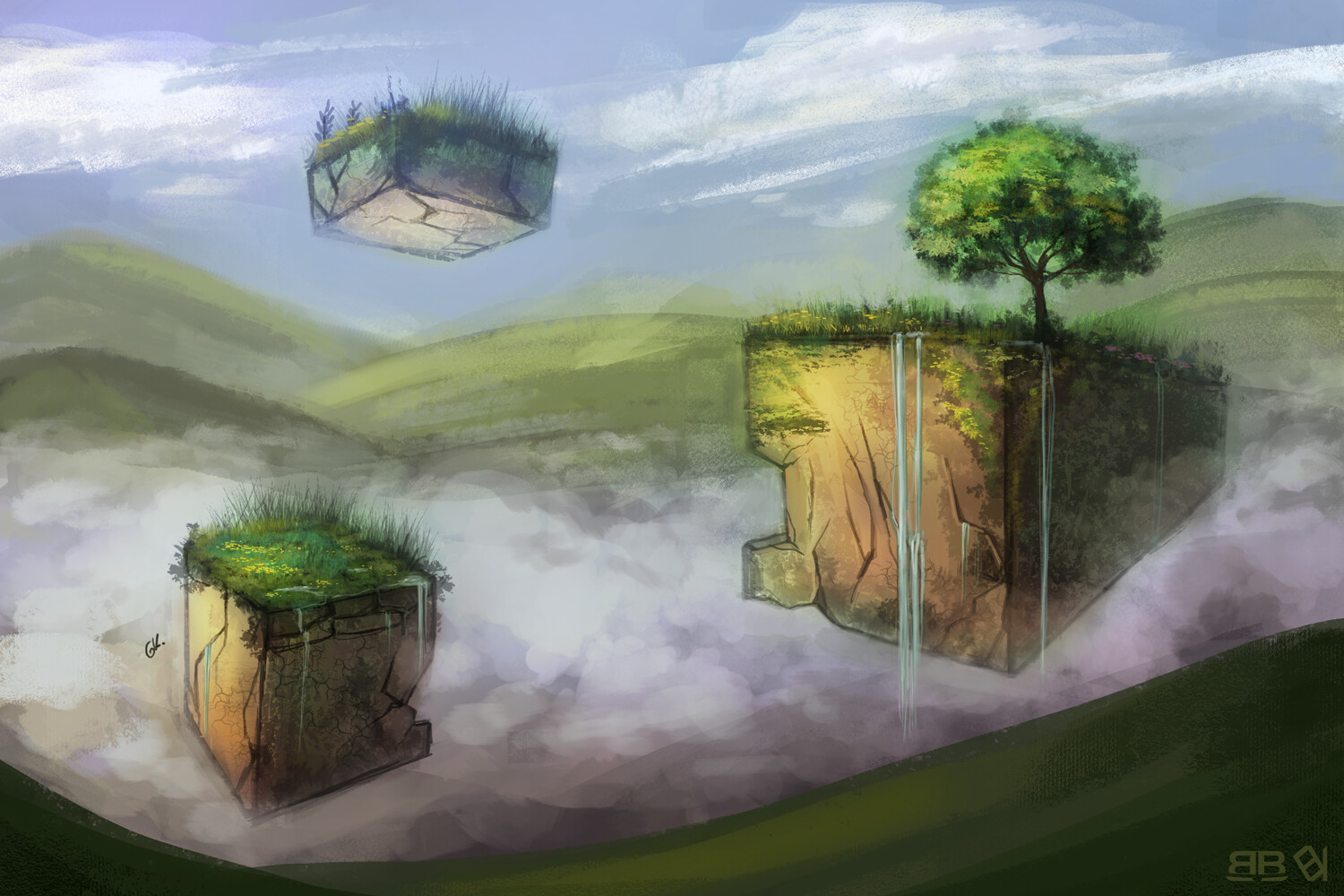 ArtStation - Floating Islands