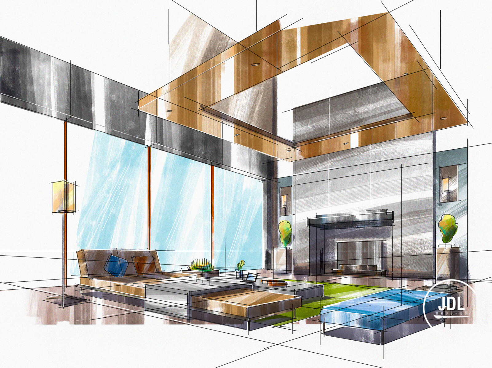 JDL Brushes - Interior Marker Rendering