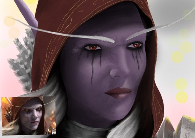 Anna Lux - World of Warcraft Sylvanas fan art