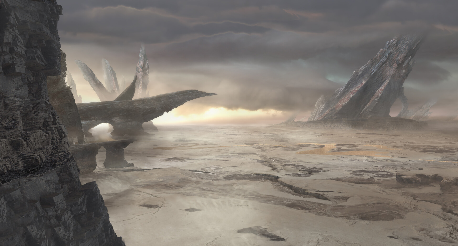 ArtStation - Alien landscape