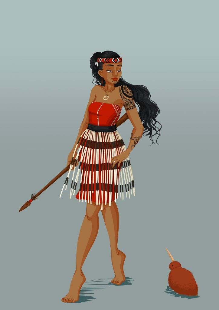 ArtStation - Character Design Challenge - Maori