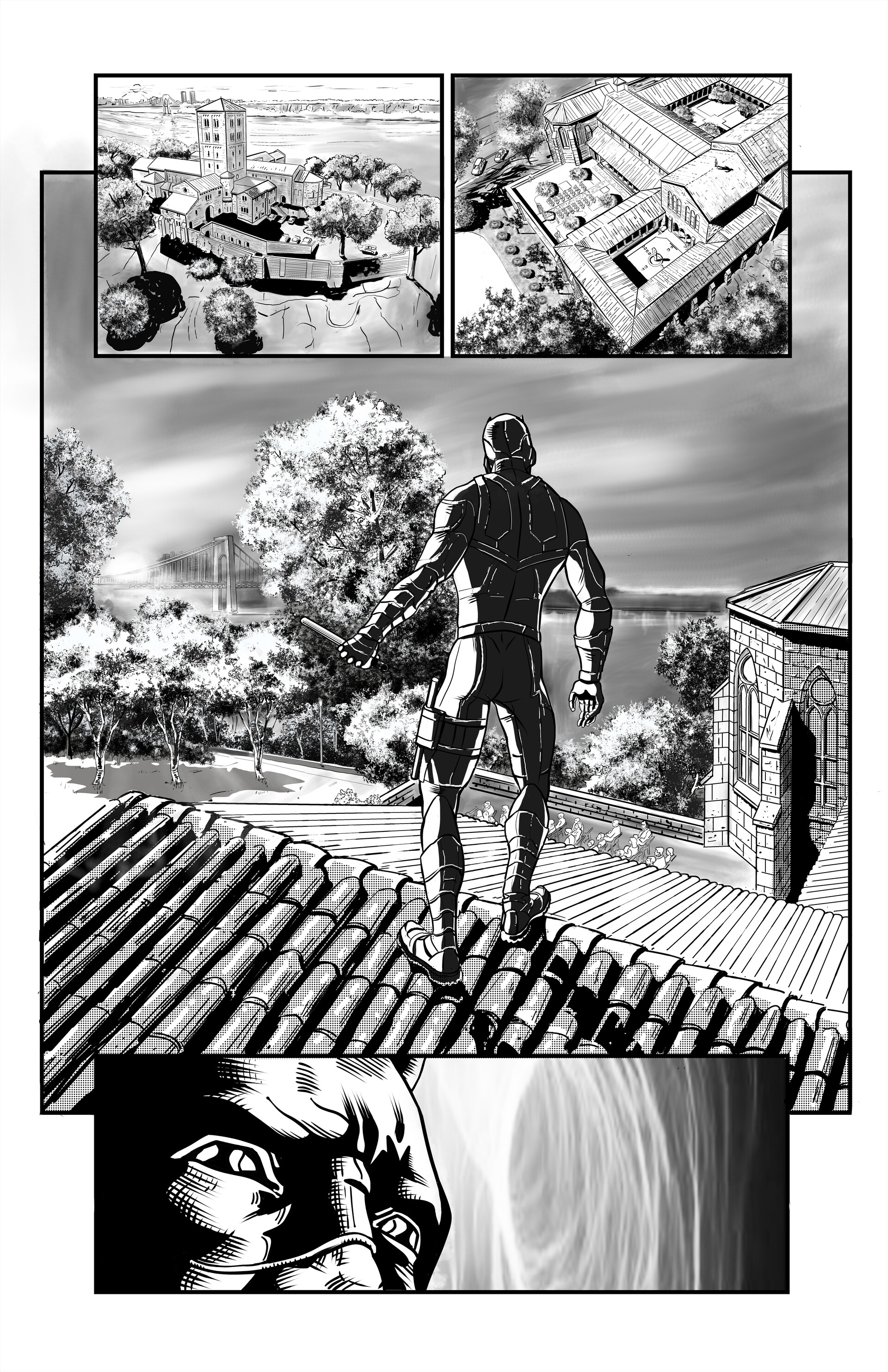 ArtStation - Daredevil Comic Book Portfolio Sample Pages 05/2019- by ...