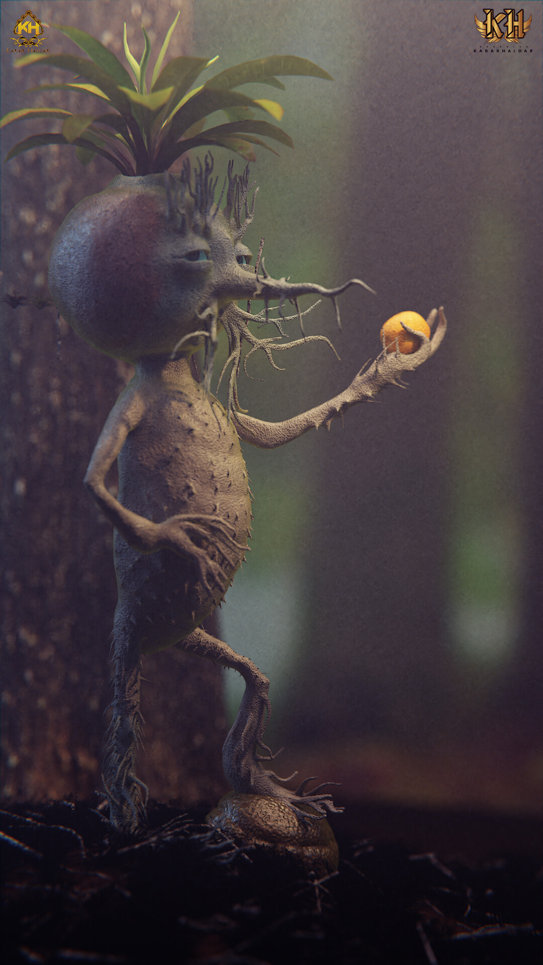 ArtStation - Radish head