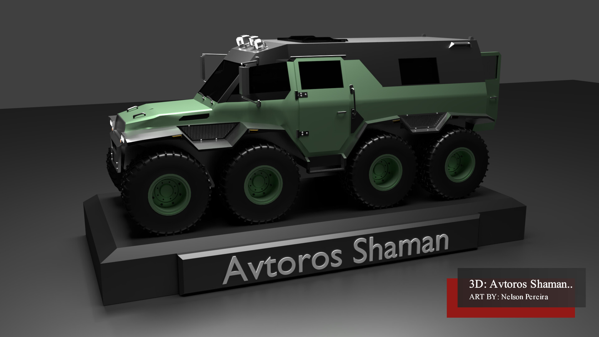 Nelson Pereira - Avtoros Shaman Amphibious Vehicle