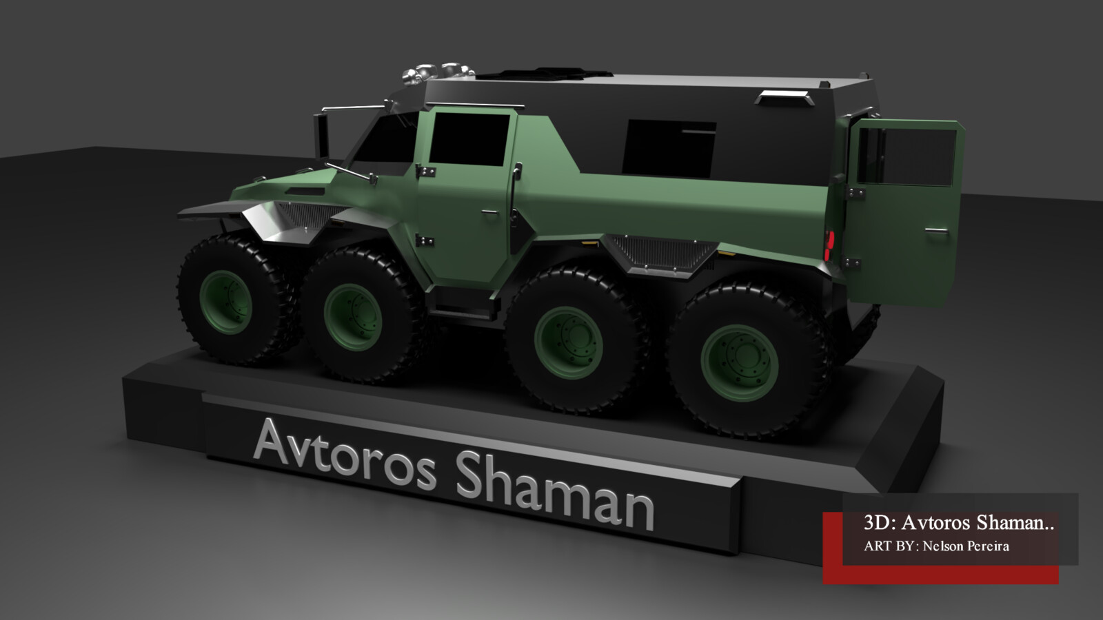 Nelson Pereira - Avtoros Shaman Amphibious Vehicle