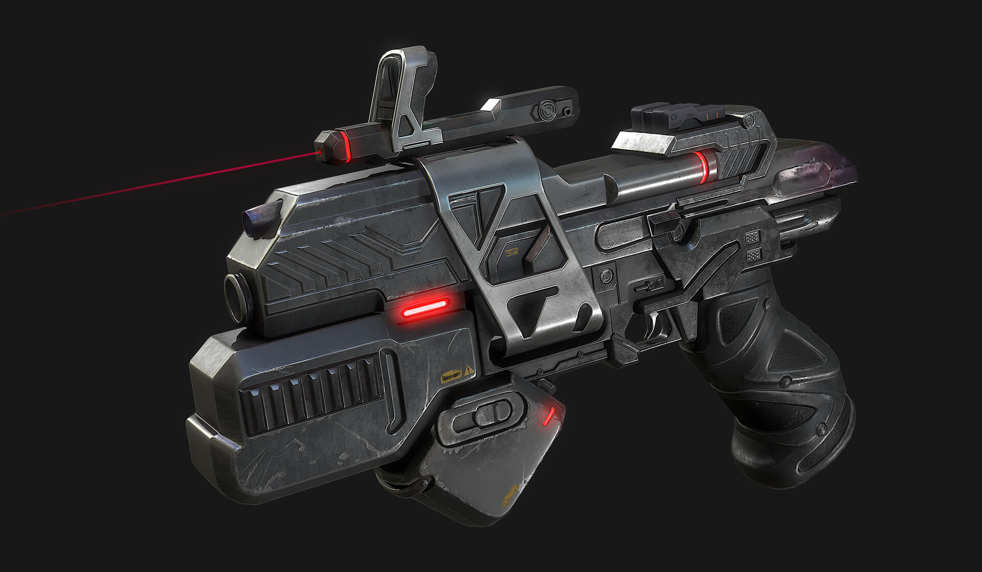 ArtStation - ''Laser Hand Gun''