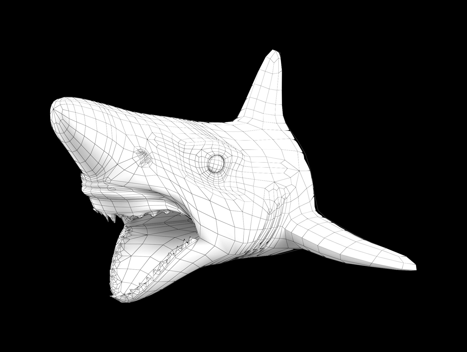 3DSEO Visual - 3D Modeling Shark Prop