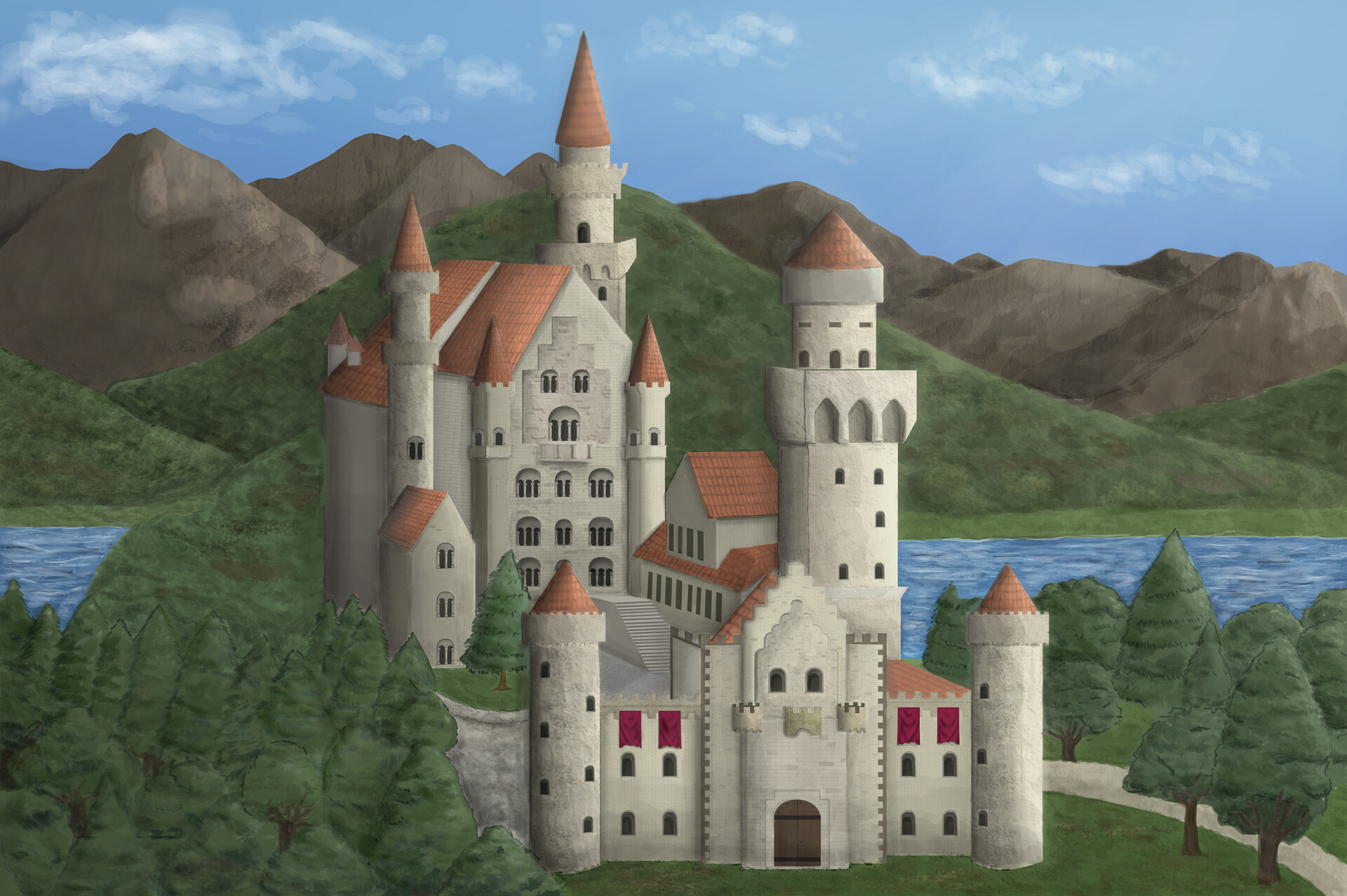 ArtStation - New goose castle