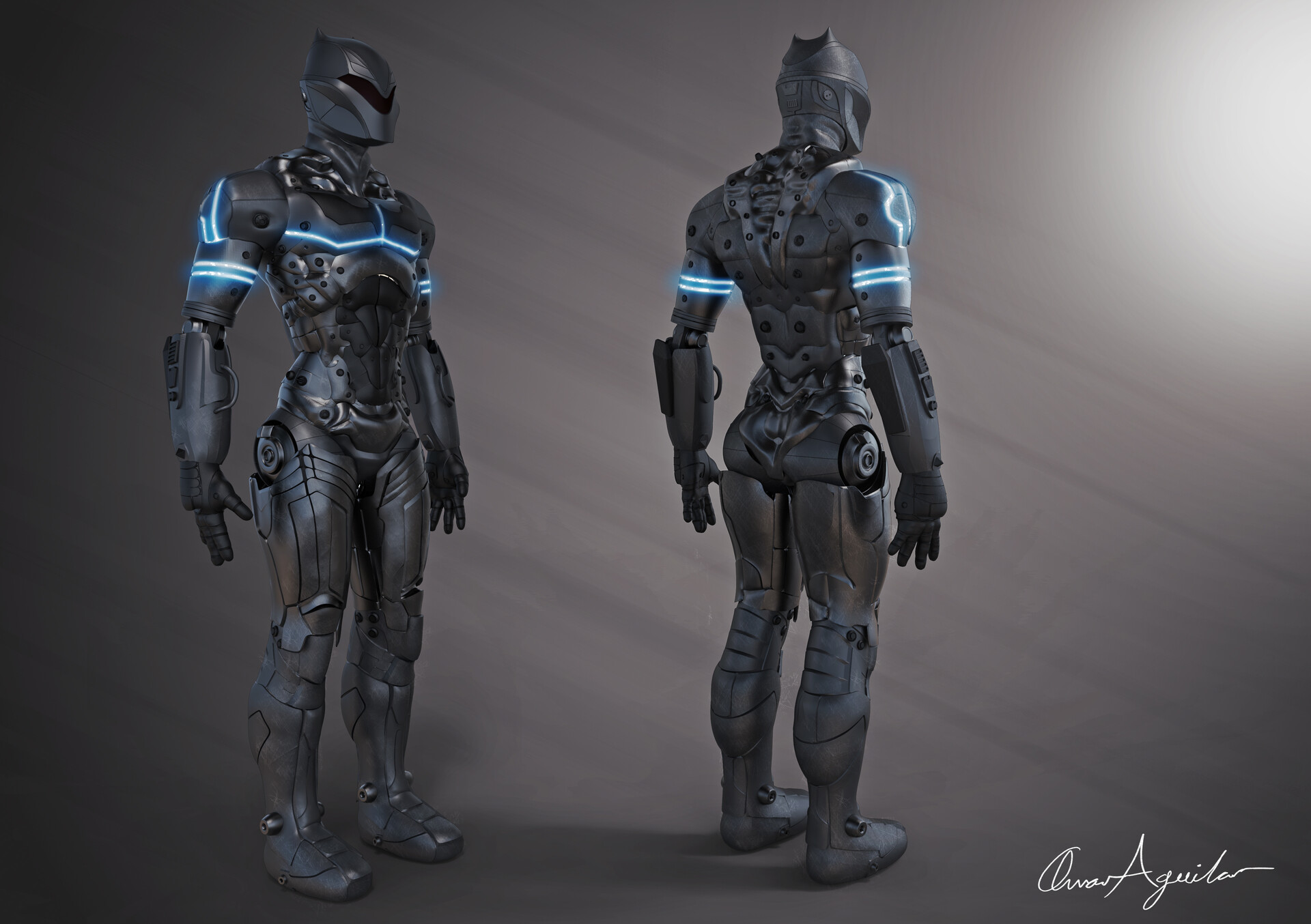 ArtStation - Bat-cyborg