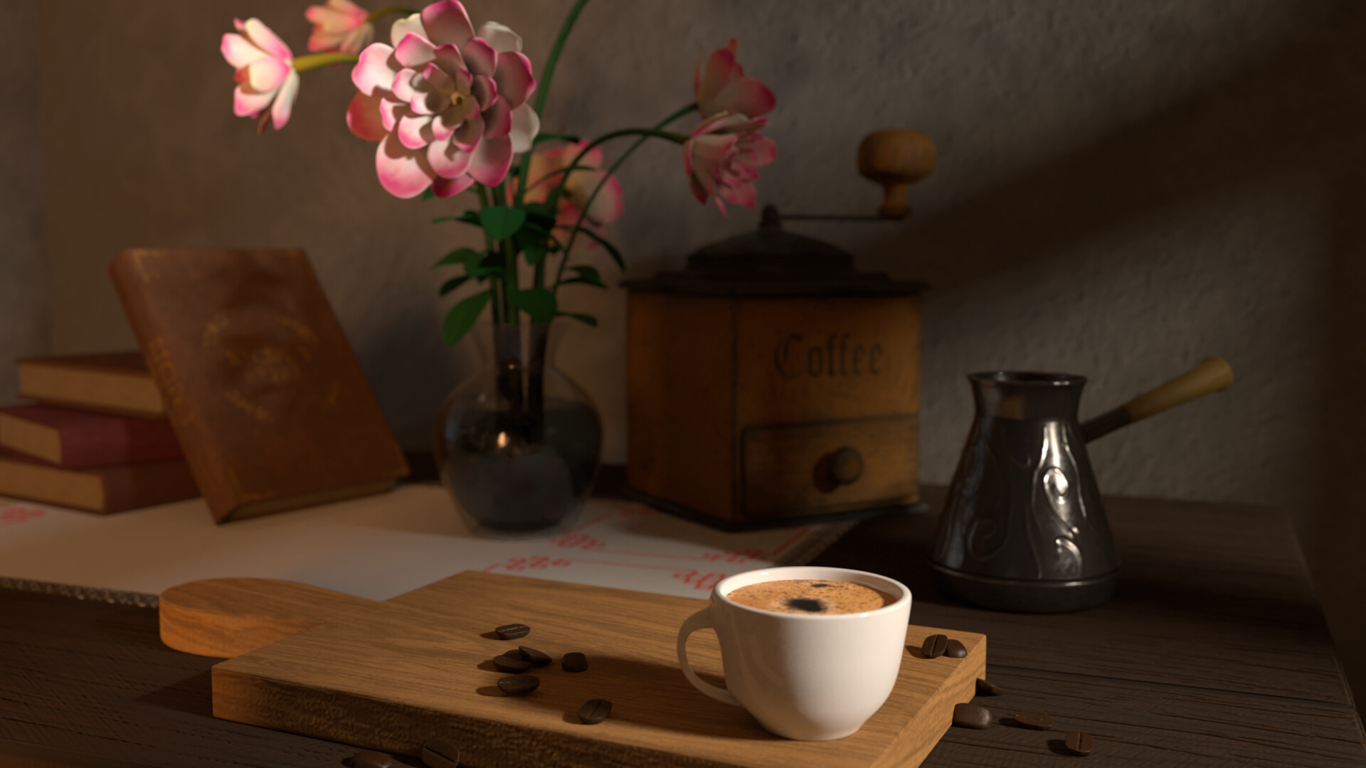 ArtStation - Coffee_Scene