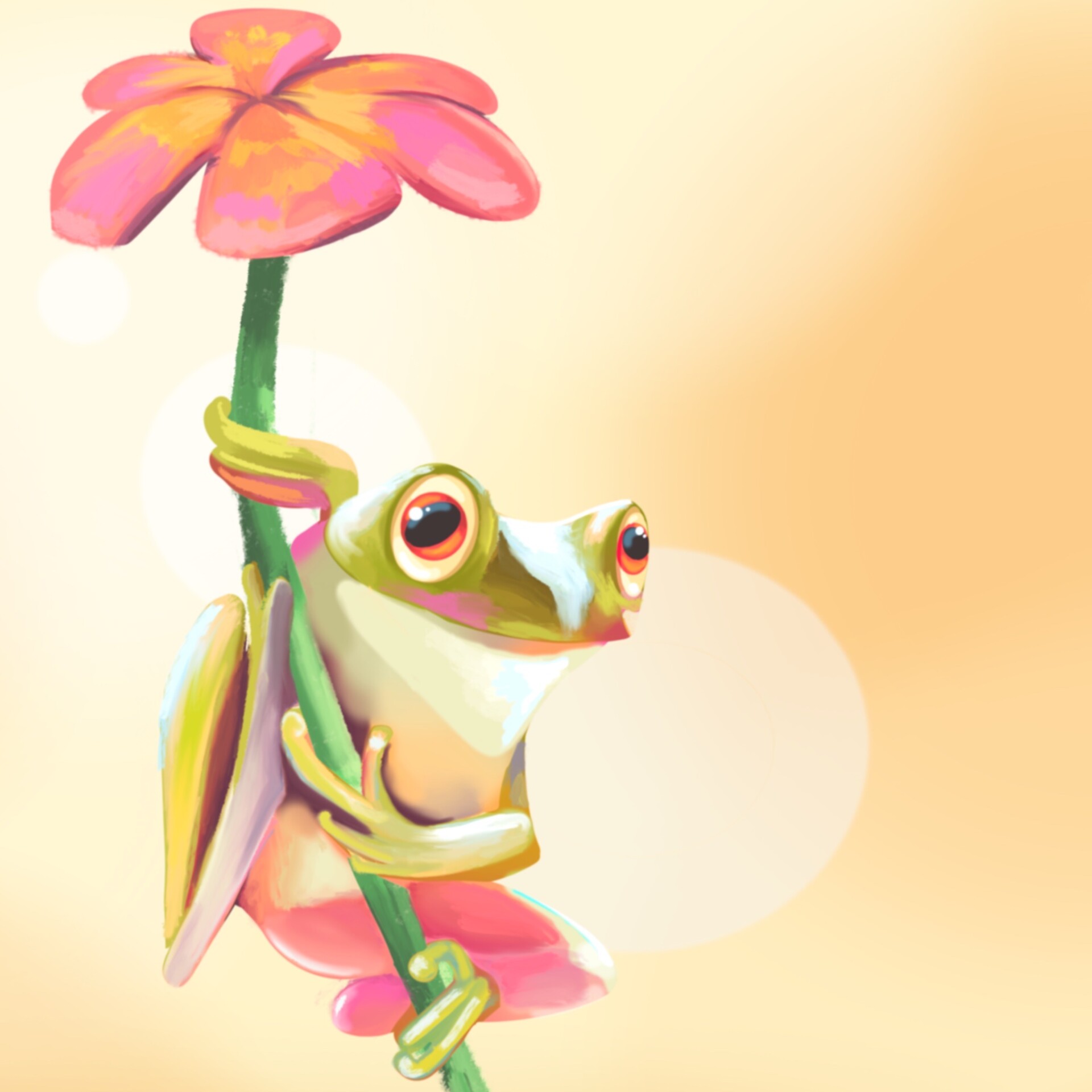 ArtStation - A wee frog.