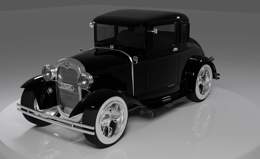 ArtStation - Ford Model A - 1927