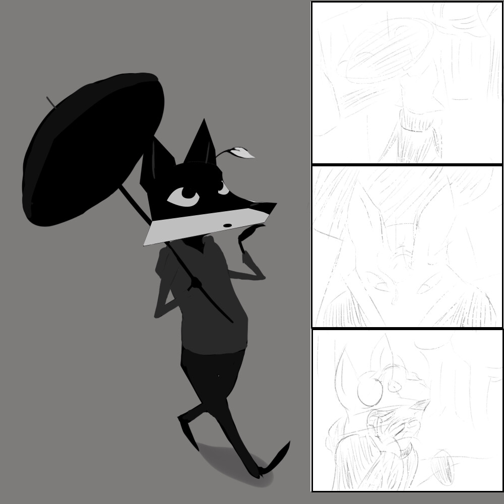 ArtStation - Wolf Protagonist Character Concept