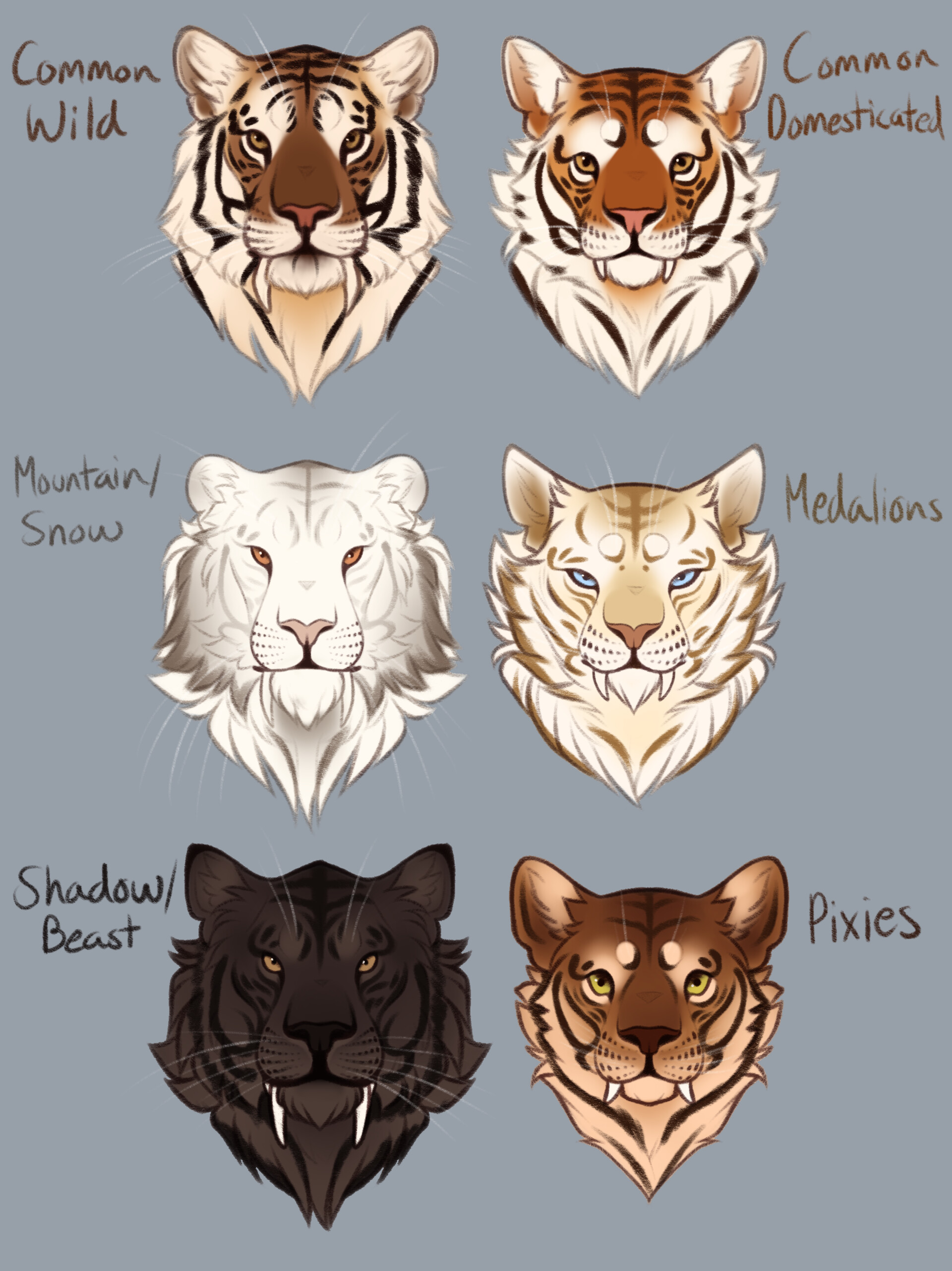 ArtStation - [THP] Fantasy Tigers