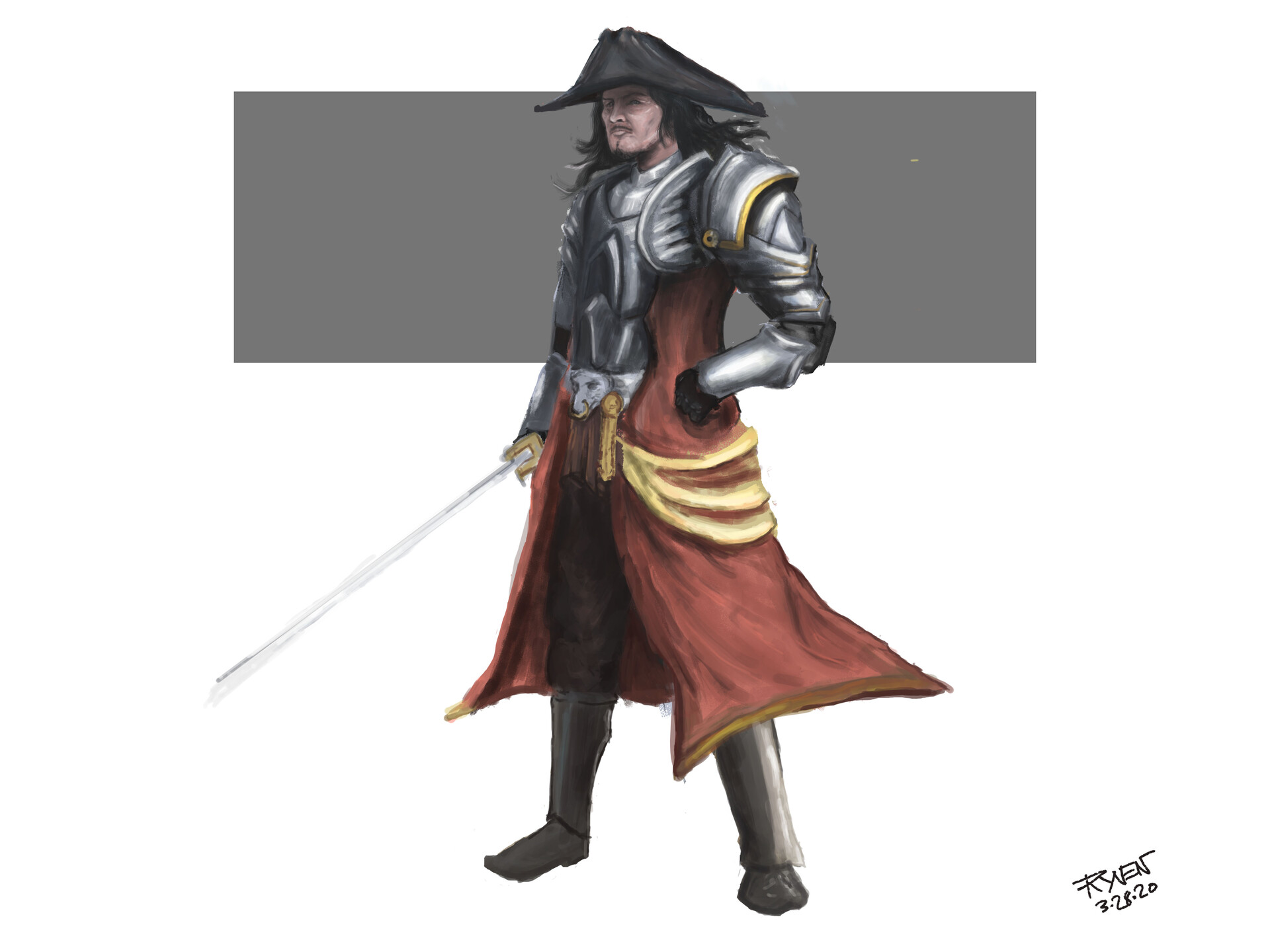Ryven Rabang - Medieval Pirate Captain