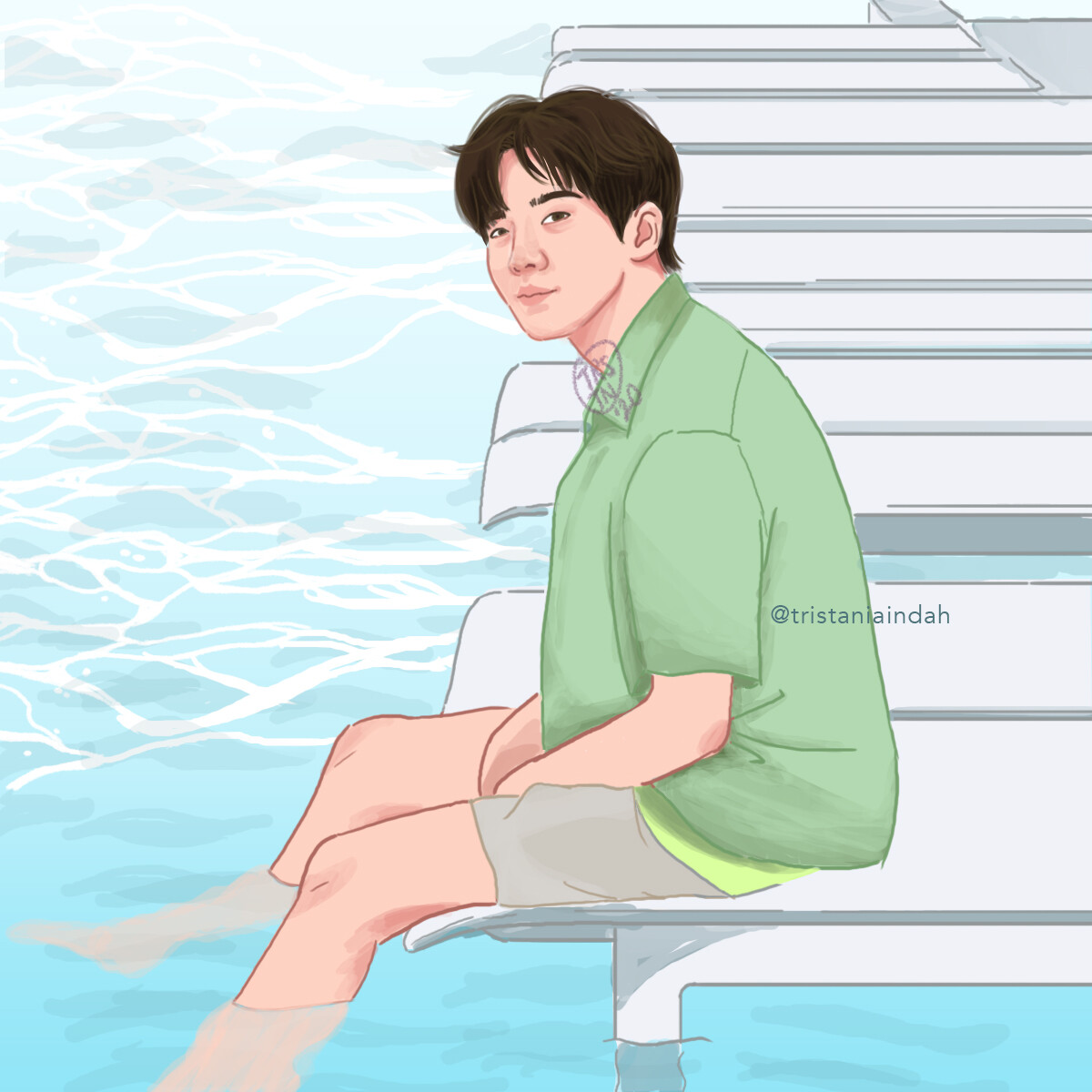 ArtStation - Yoon Dowoon (DAY6) fanart - 2020 Season Greetings