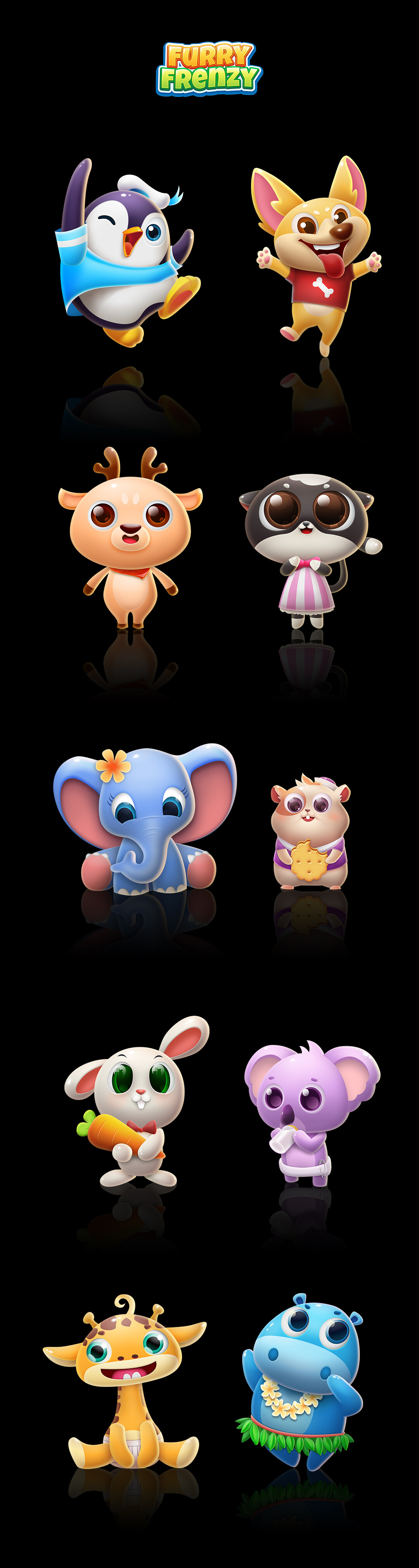 ArtStation - Cute baby animals