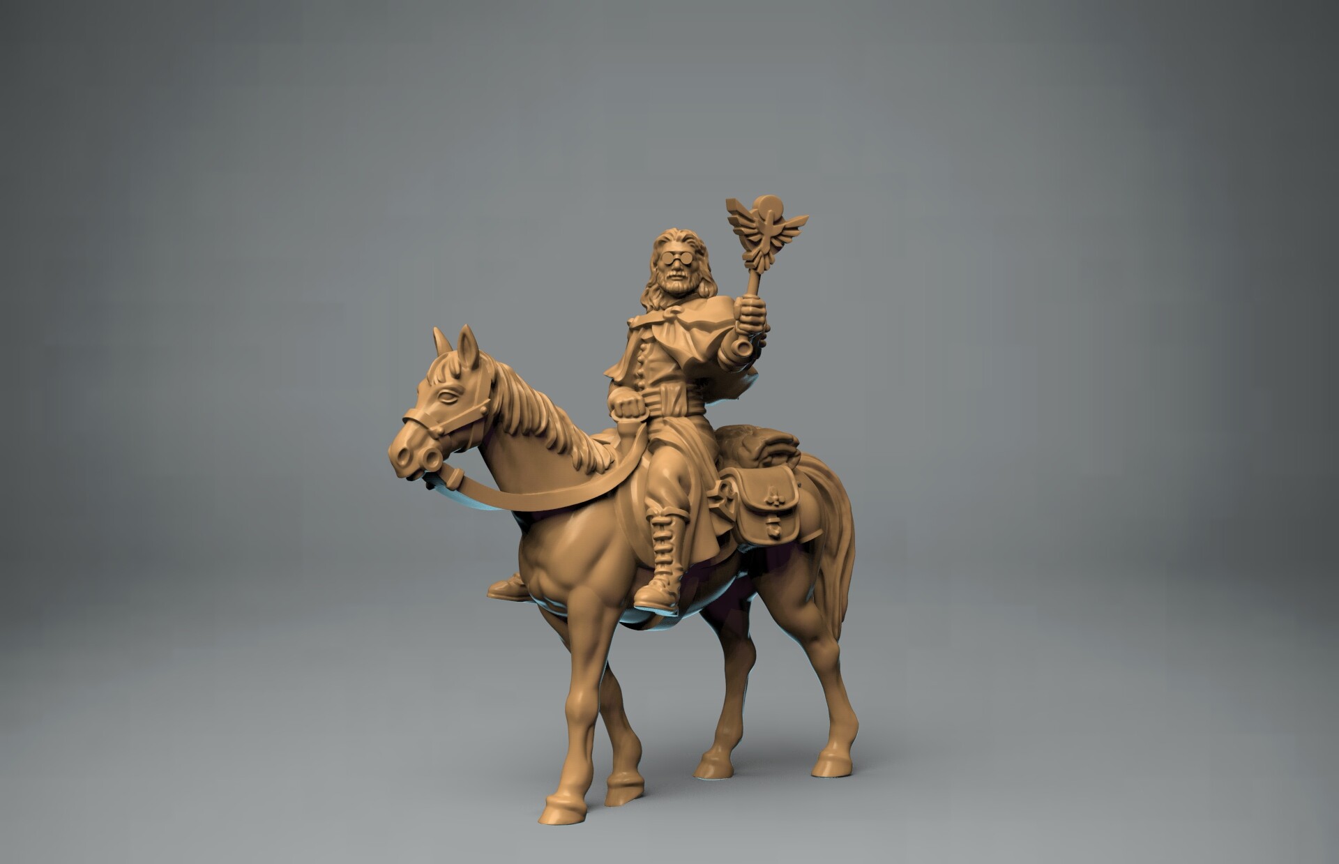 ArtStation - Mounted priests