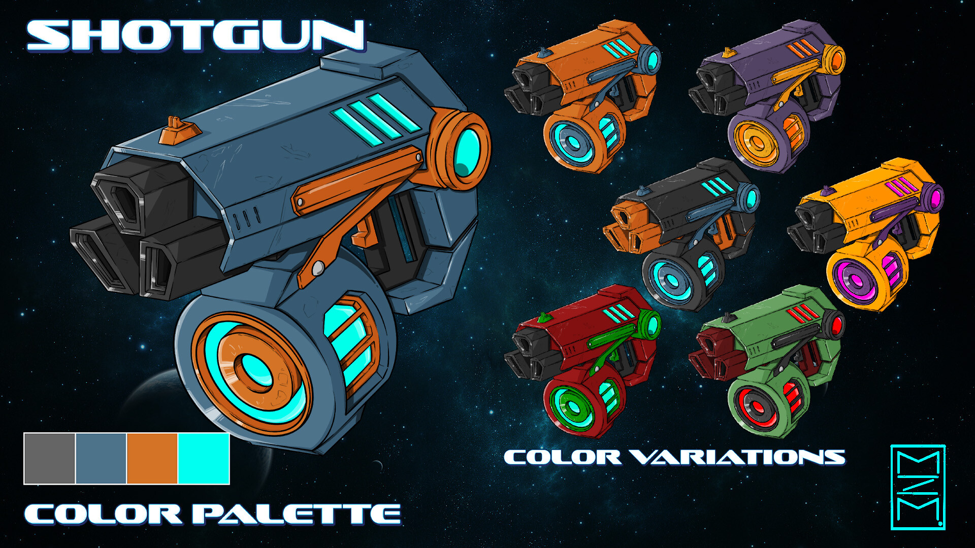 Martí Zamora i Merino - ShotGun - Color Palette - Star Gaze VR