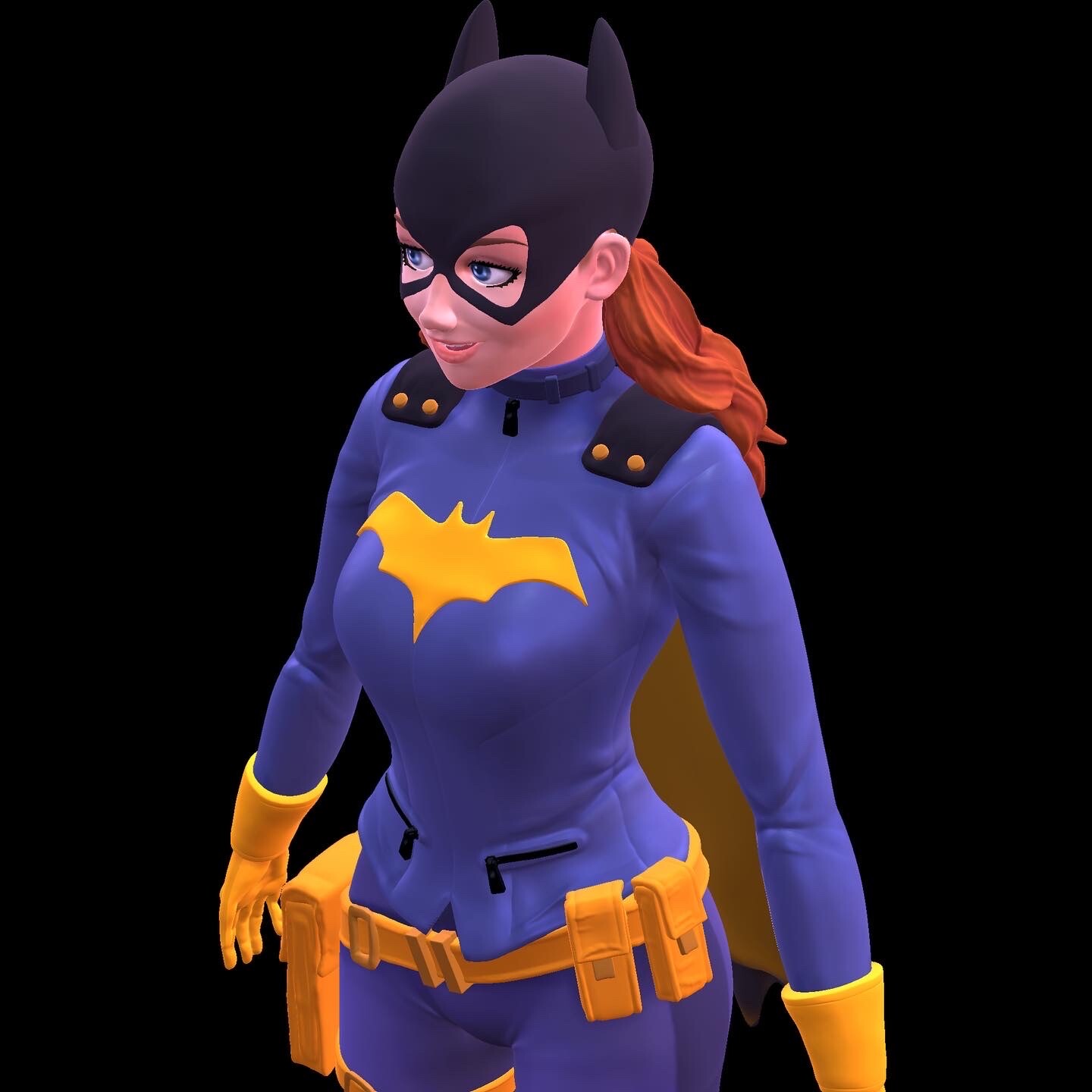 ArtStation - Batgirl Work in progress 3D sculpt