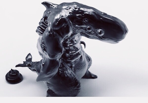 ArtStation - sofubi design whale monster