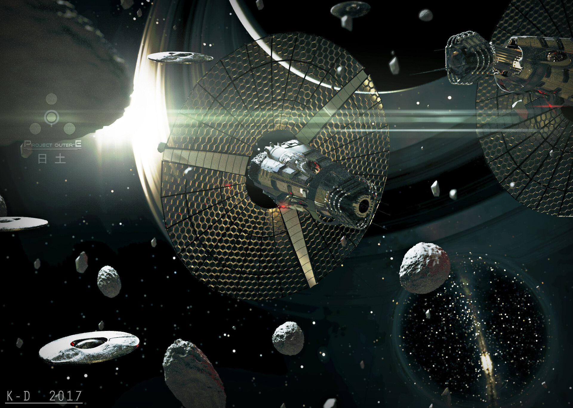 ArtStation - Galactic Lenses