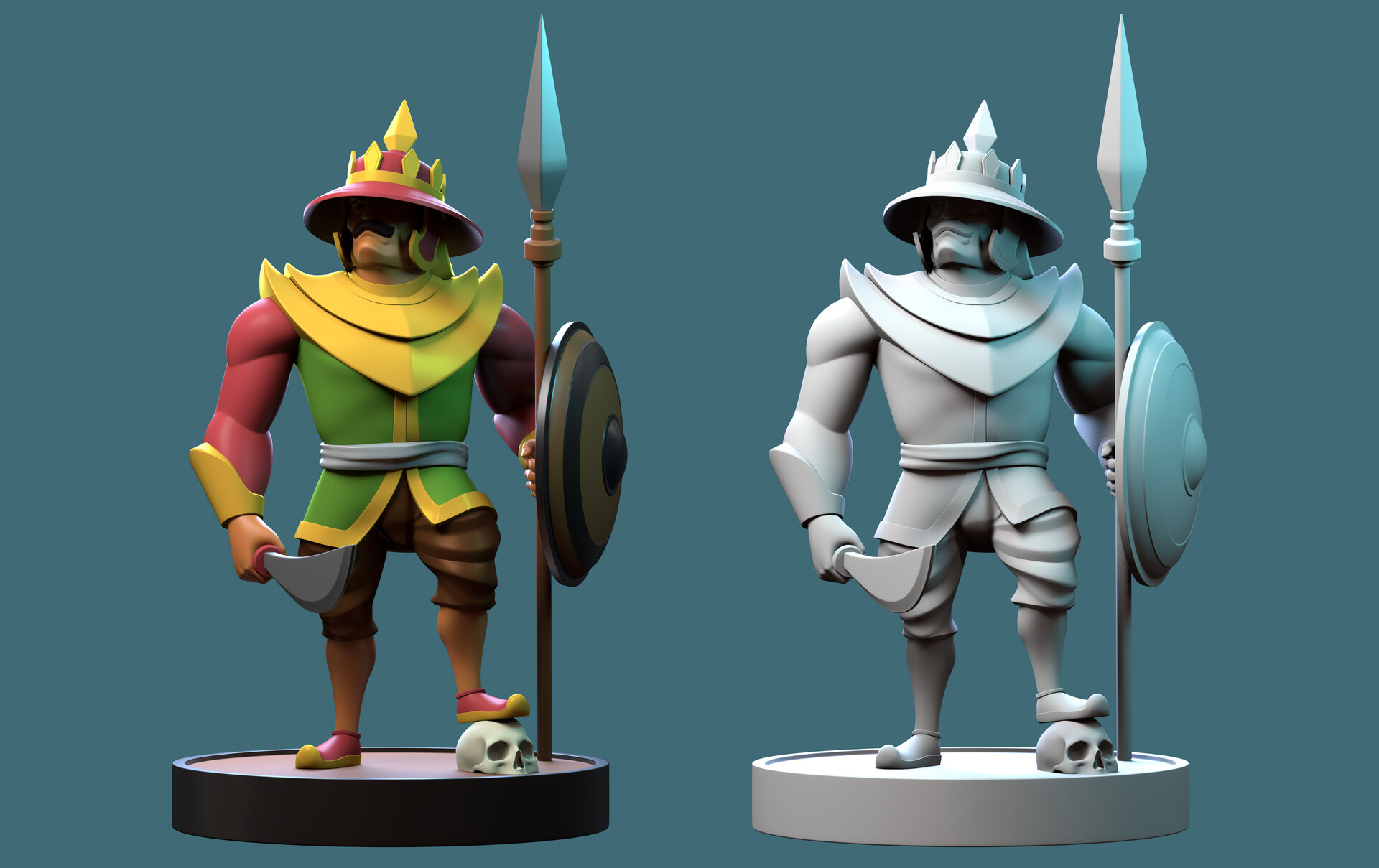 ArtStation - Sitthu Gyi (Burmese general )