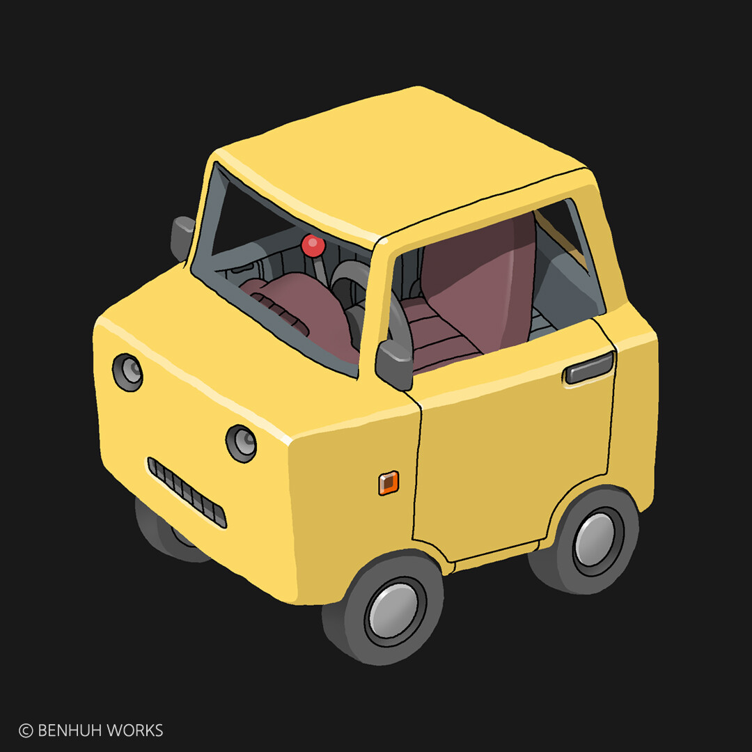 ArtStation - 1 SEATER BOX CAR