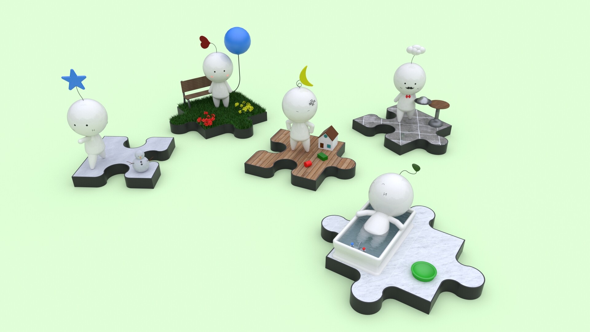 ArtStation - 3D White Character
