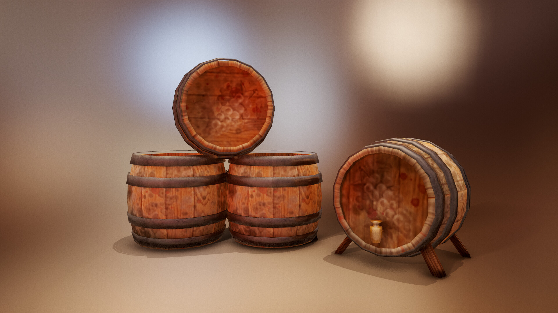 ArtStation - Barrel - First 3D Project