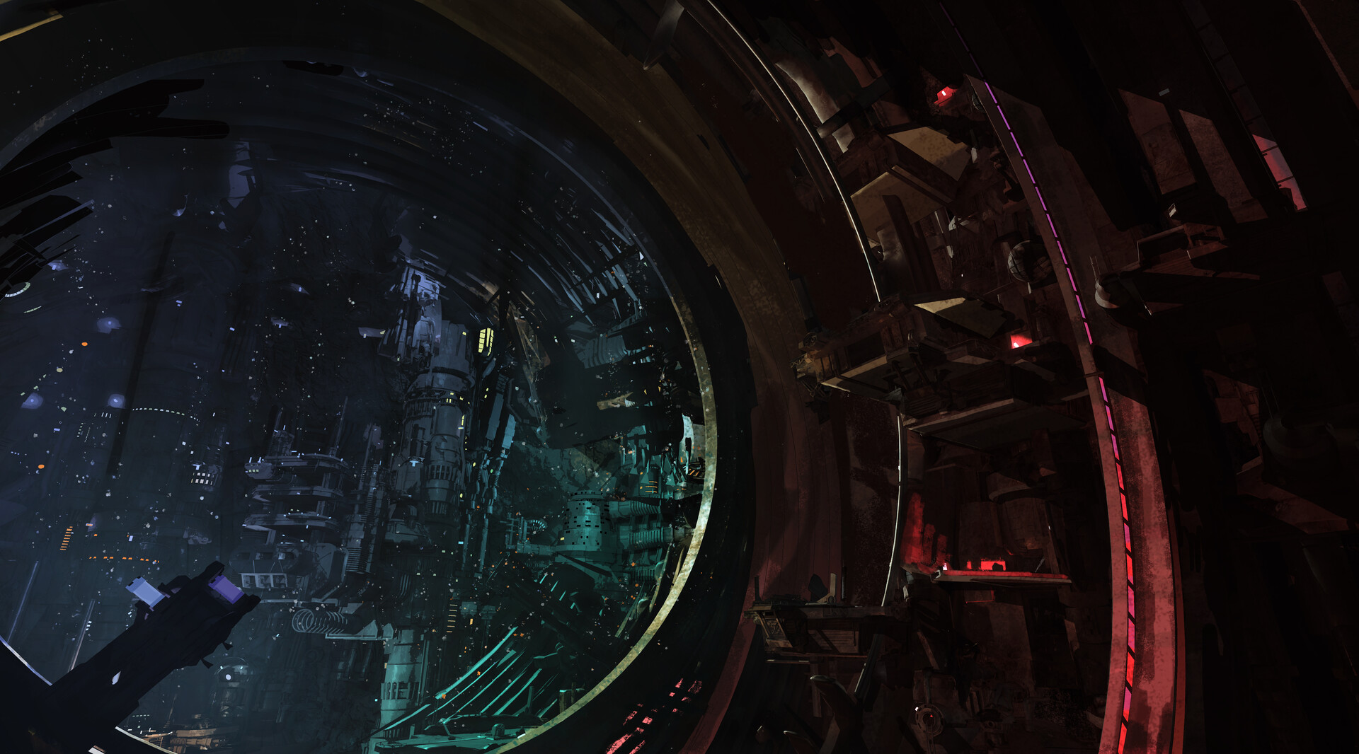 John Calmette - Marvel's Guardians of the Galaxy. Interior of Knowhere ...