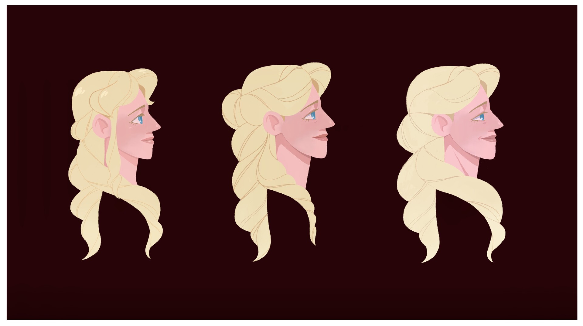 ArtStation - Clara Character Sheet *age progression profiles*