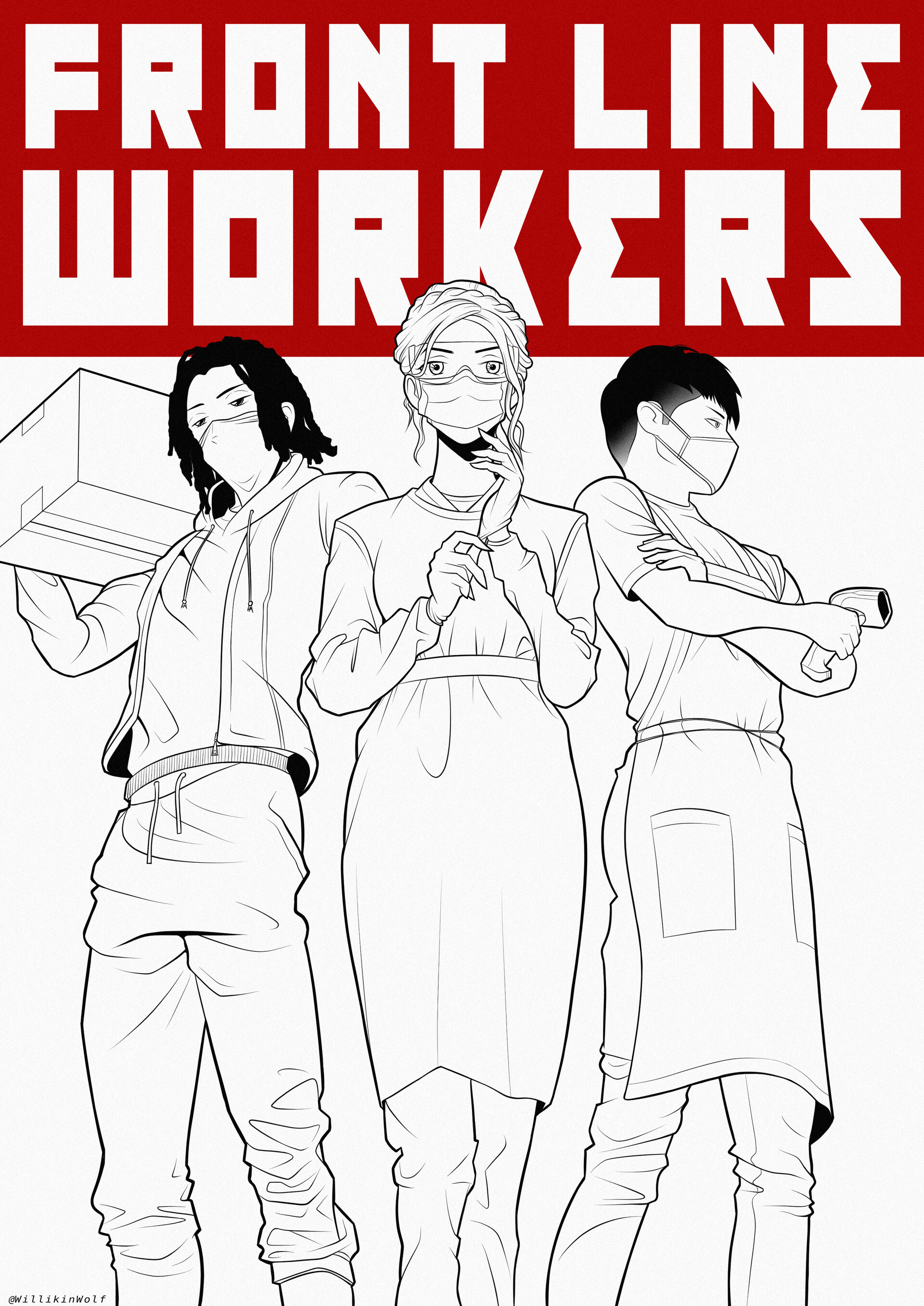 ArtStation - Front Line Workers