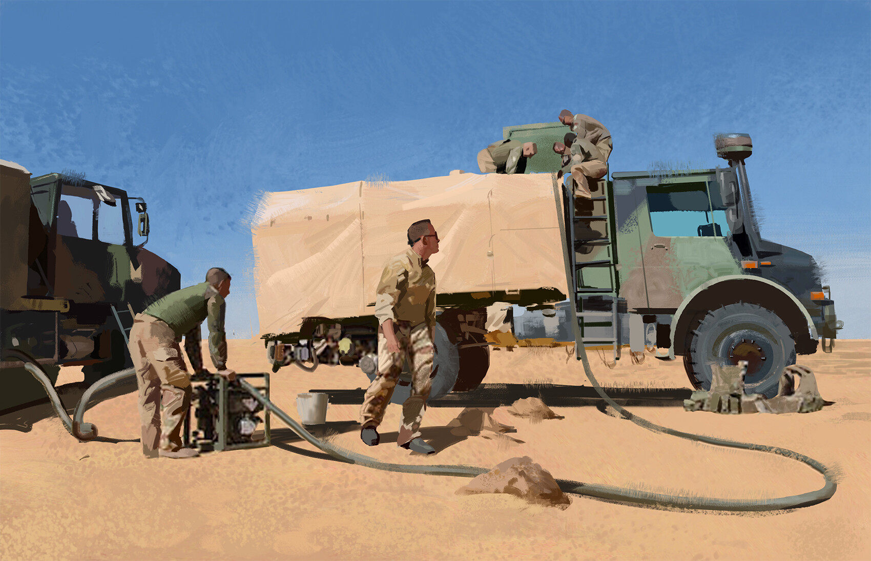 ArtStation - Military truck