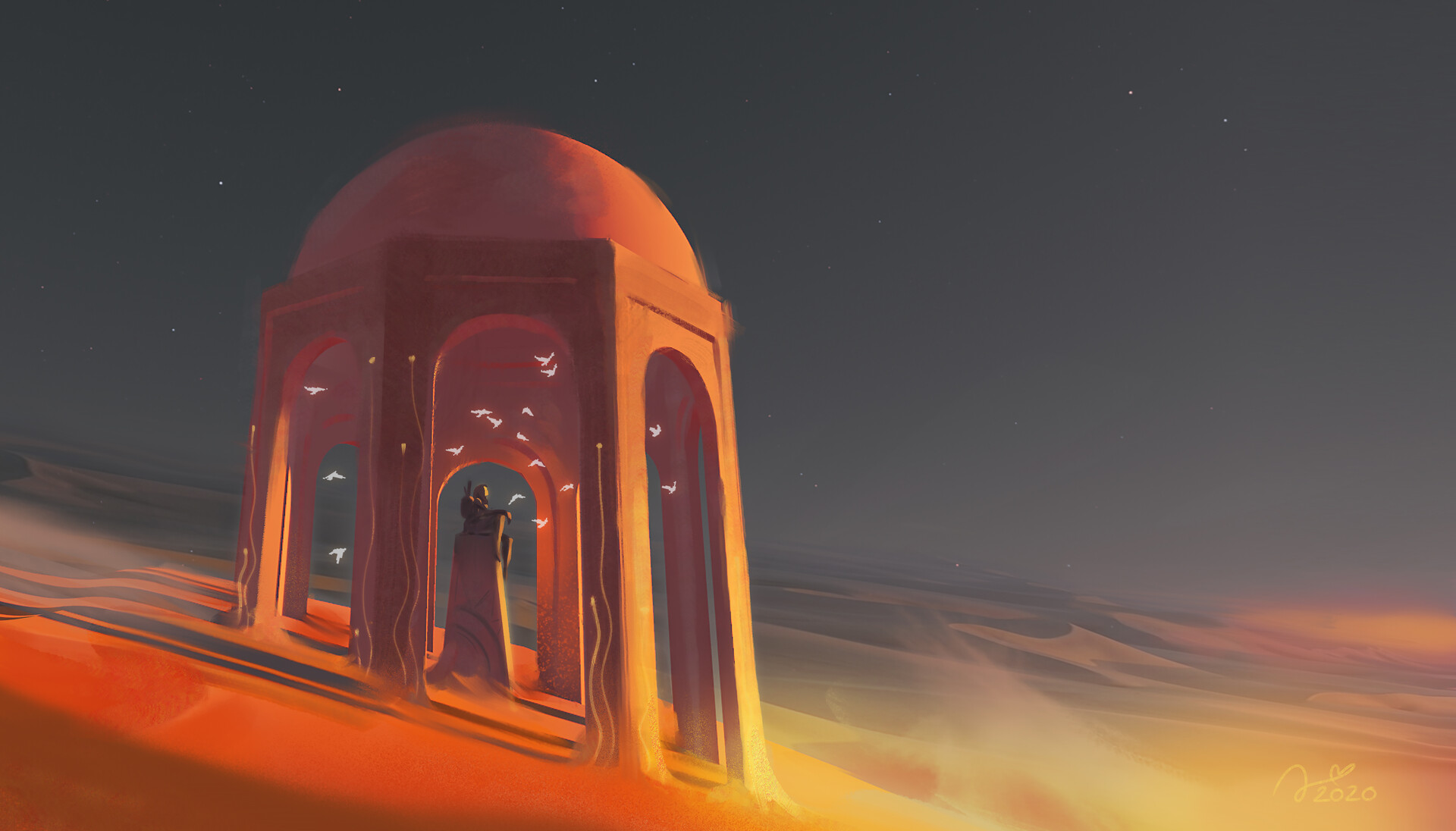 Arzu A. Fallahi - Solitude or otherwise quarantine.