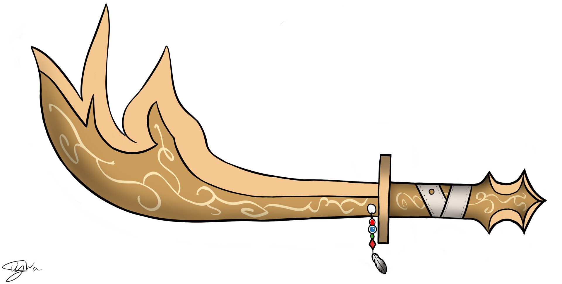 tribal sword