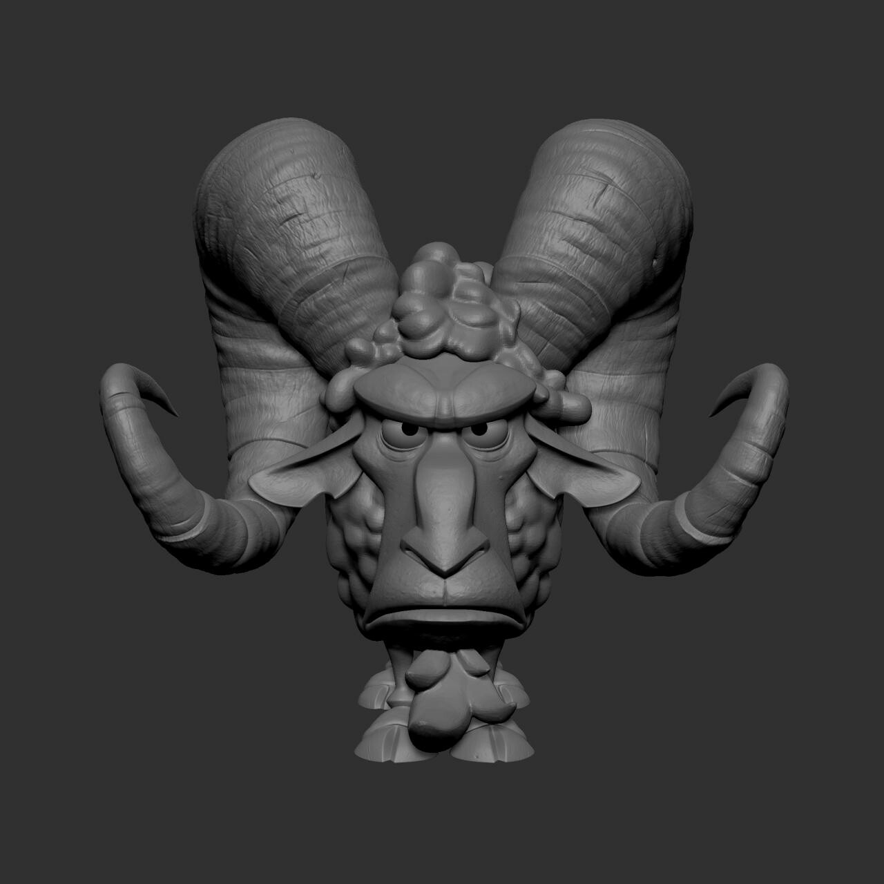 Pedro Brigagão - The Goat - Spyro Reignited Inspired - Model