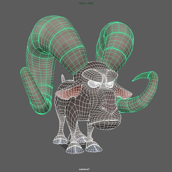 Pedro Brigagão - The Goat - Spyro Reignited Inspired - Model