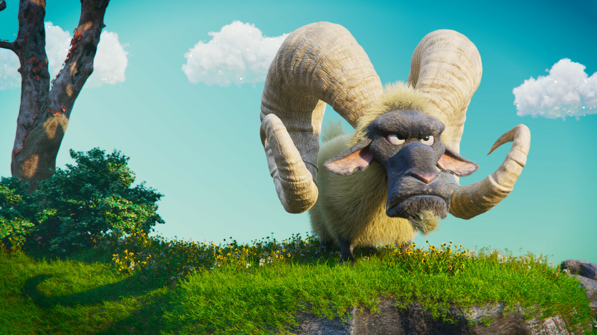 ArtStation - The Goat - Spyro Reignited Inspired - Model