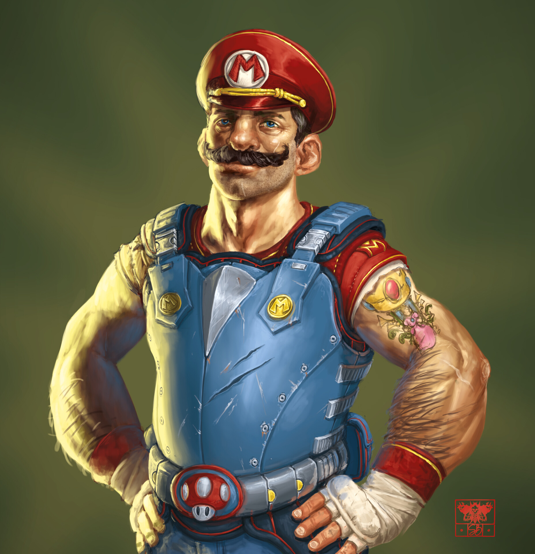 Samuel Bourguignon - Super Mario fananrt