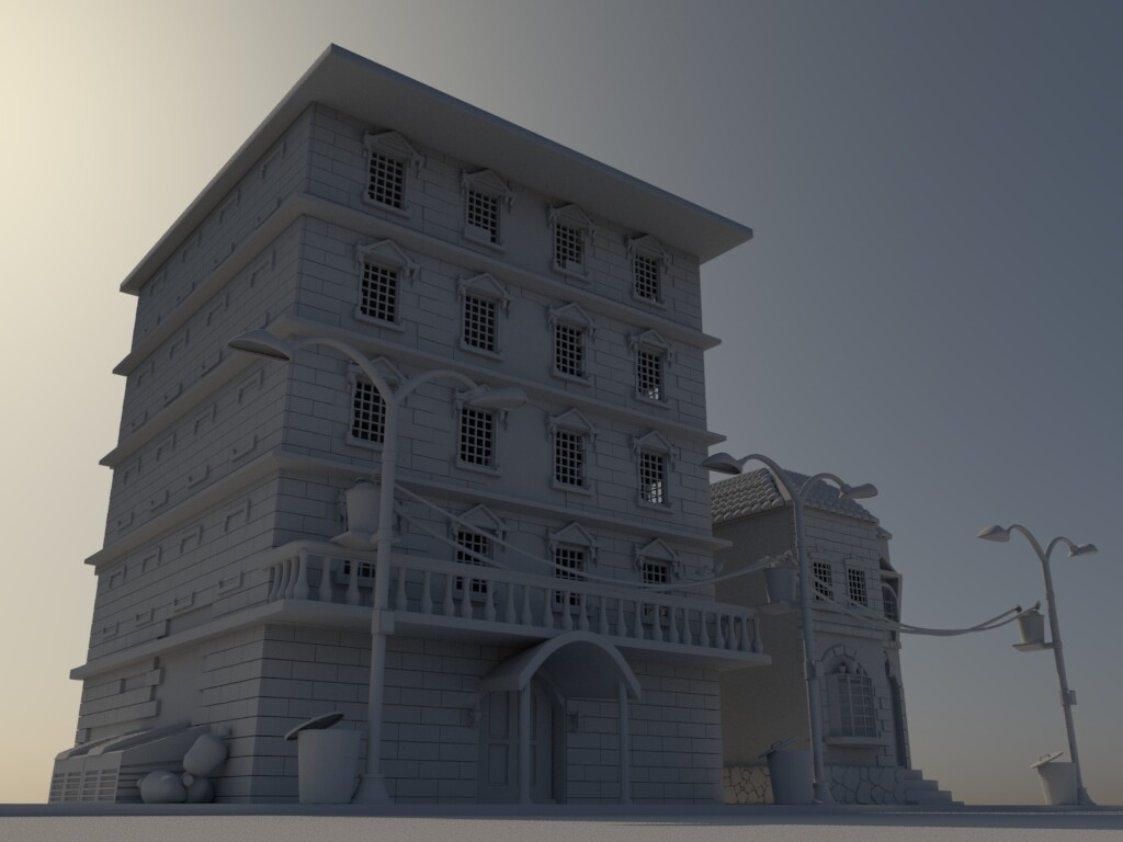 ArtStation - Game Ready Building Models