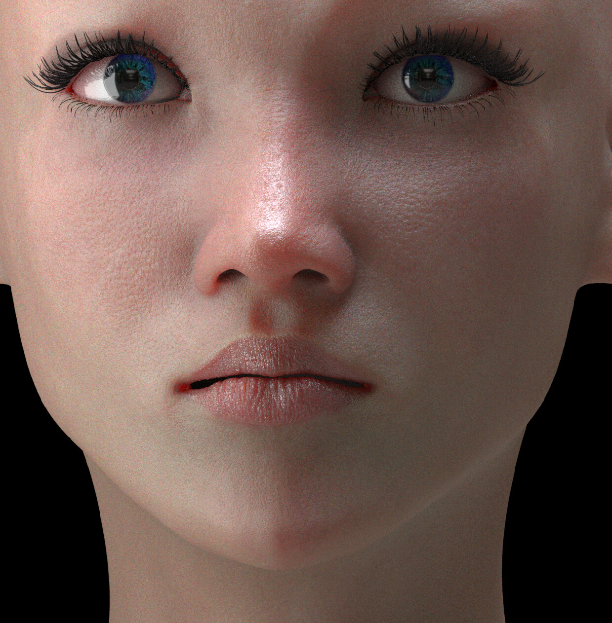 ArtStation - Test render for skin:) mari&Arnold