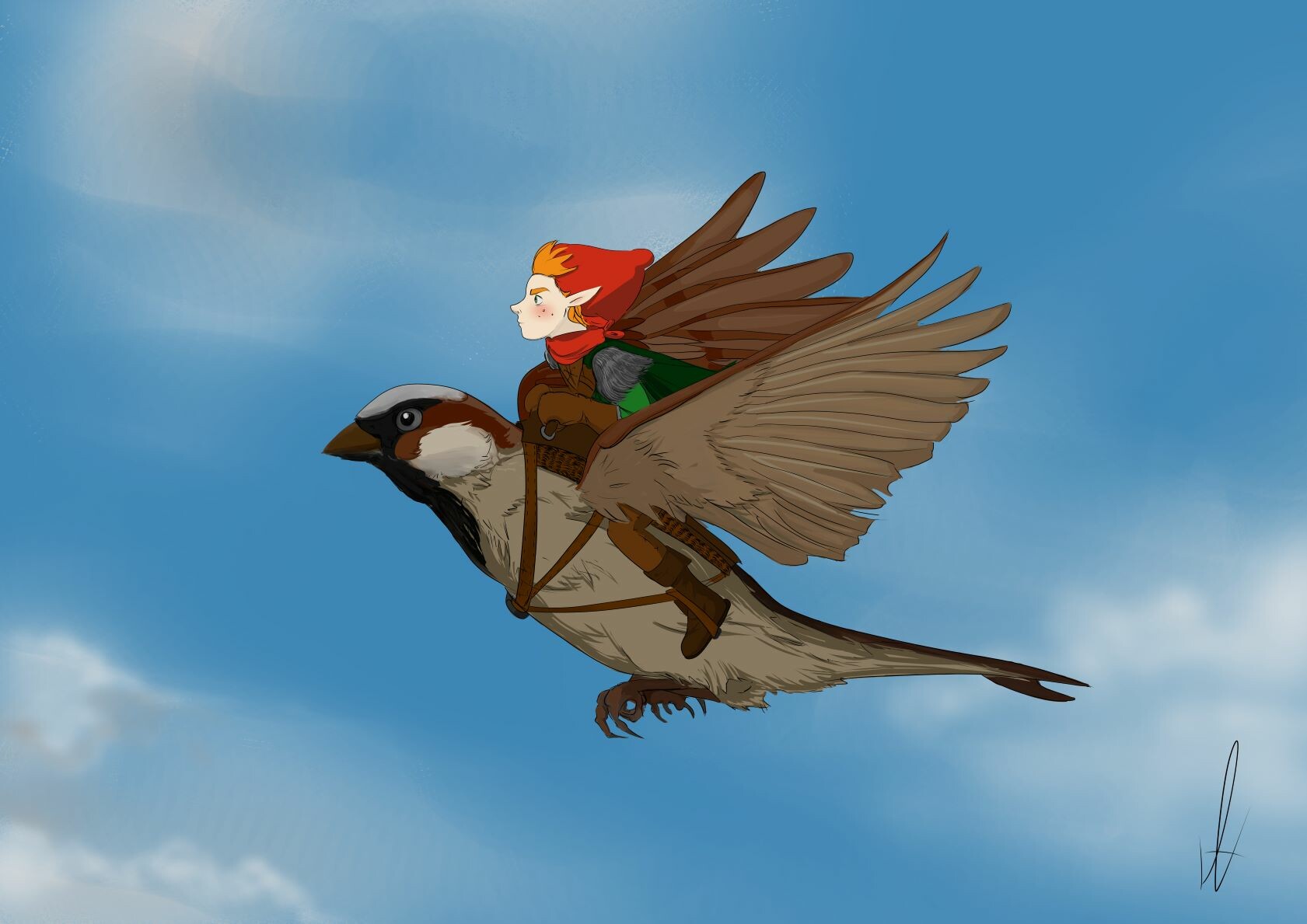 ArtStation - Sparrow Rider