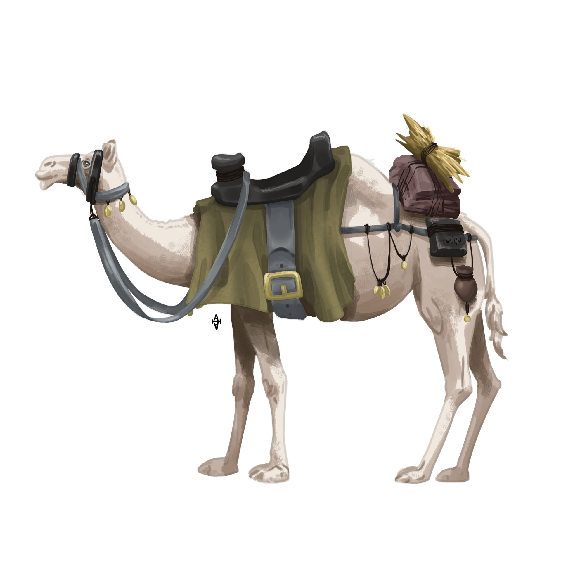 ArtStation - Traveler's camel concept art