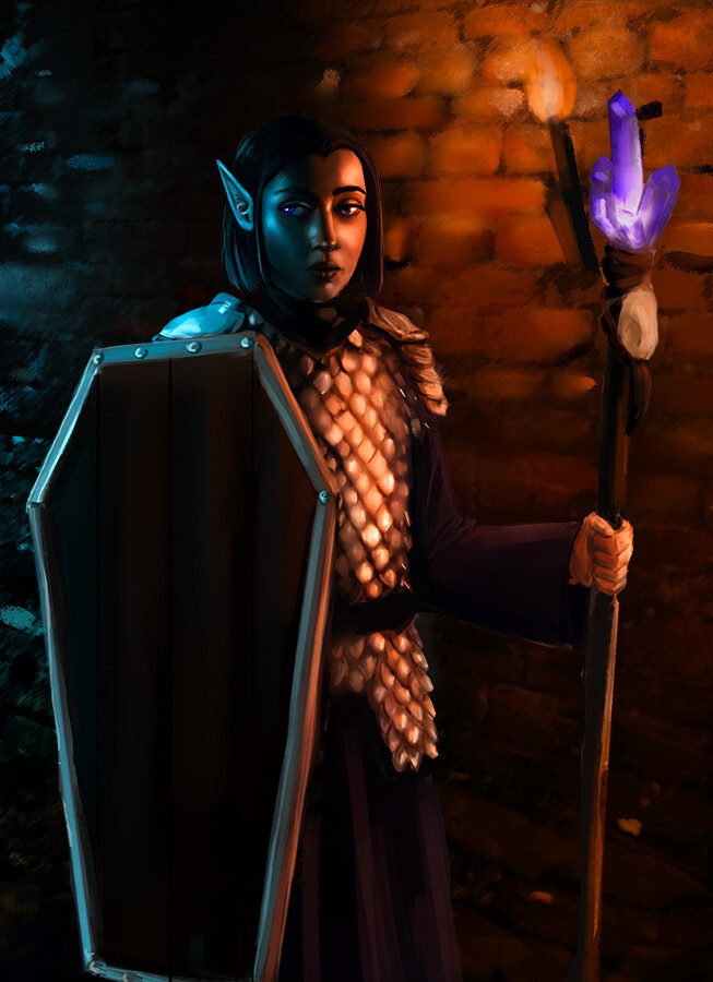 ArtStation - goth elf