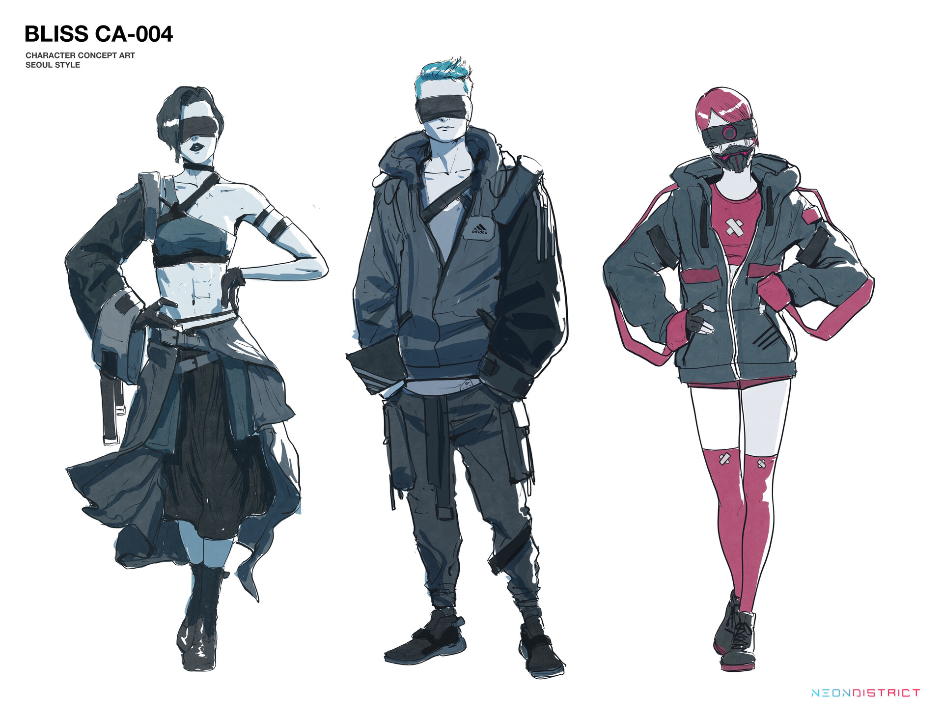 ArtStation - Neon District Character Concept Art 05